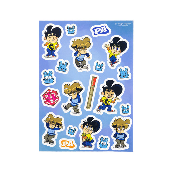 Gabe And Tycho Sticker Set Penny Arcade Store